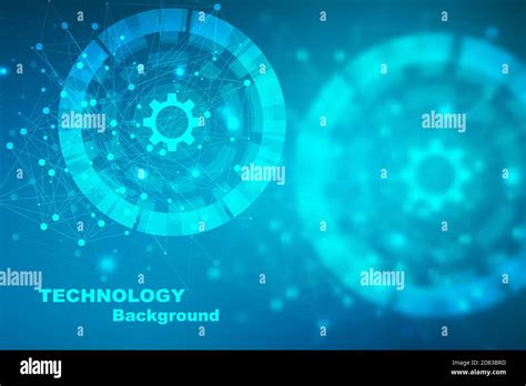 Big Data Visualization Background Modern Futuristic Virtual Abstract Background Science