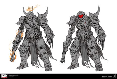 Artstation Explore In 2022 Doom Demons Character Design Armor Concept