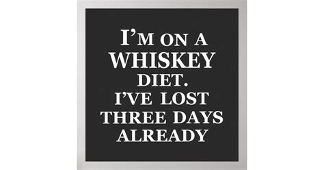 Funny Whisky Quotes Humour Whiskey Sayings Poster Zazzle