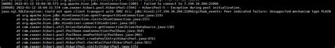 Bug Datasource Failed To Add The Hive Datasource With Kerberos