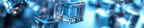 Rotating Glass Cubes In Abstract 3d Animation Loop Stock Illustration Illustration Of