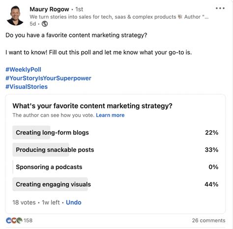 7 Ways And 12 Best Practices To Use Linkedin Polls For Marketing