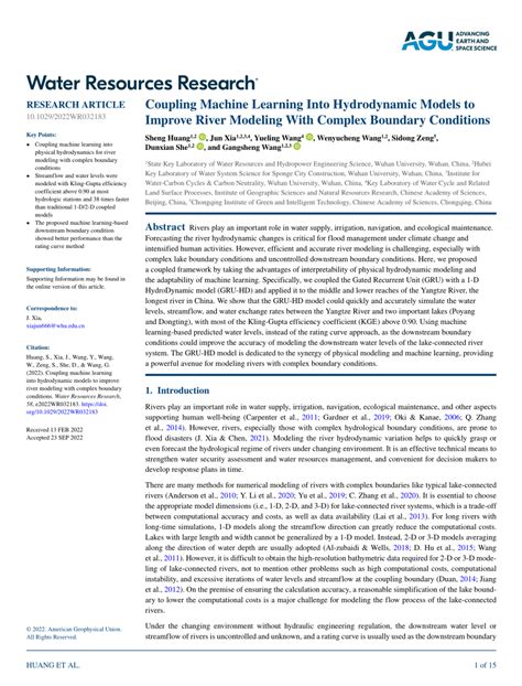 Coupling Machine Learning Into Hydrodynamic Models To Improve River