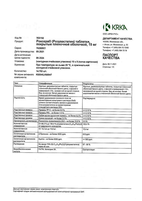 Roxera 15 Mg 90 Pcs Buy Online