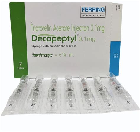 01mg Decapeptyl Triptorelin Acetate Injection At ₹ 400box