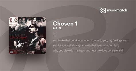 Polo G Chosen 1 Lyrics Musixmatch
