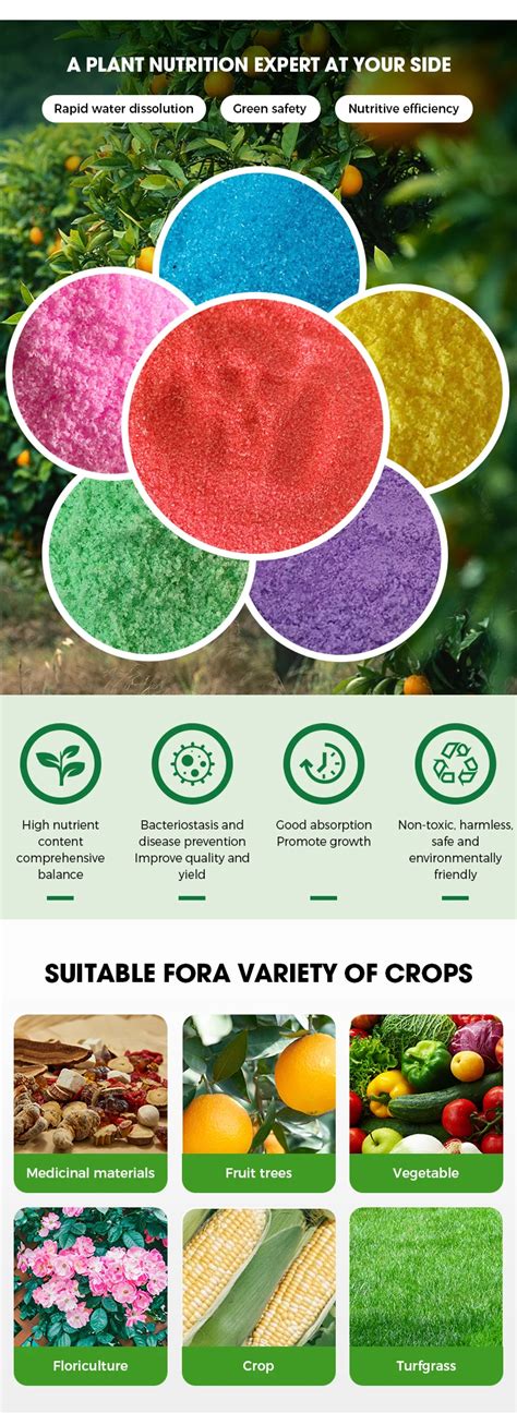 Foliar Fertilizer With 100 Water Soluble Fertilizer Custom Wholesale