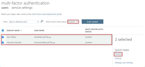 Enable Disable MFA In Azure Active Directory TheITBros