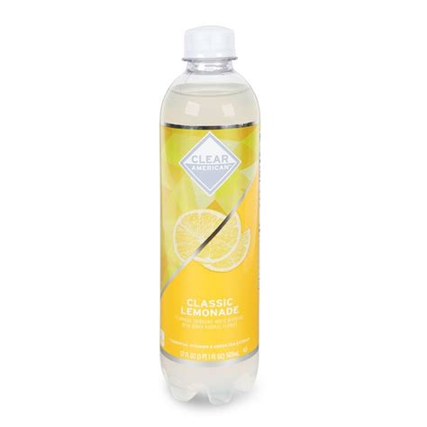 Clear American Classic Lemonade Flavored Sparkling Water Beverage 17