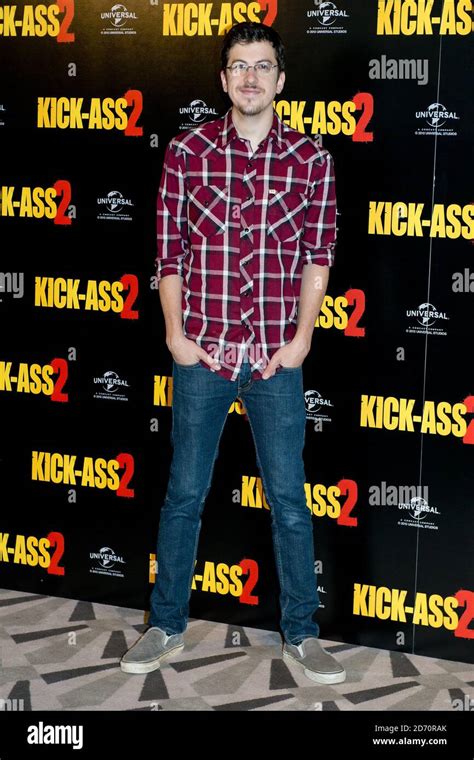 Christopher Mintz Plasse Pictured At A Photocall To Promote Kick Ass 2