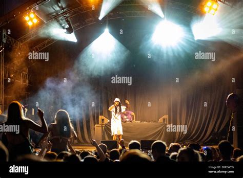 Jungle Ragga Music Artist General Levy Performs On The Main Stage At Pub In The Park Festival