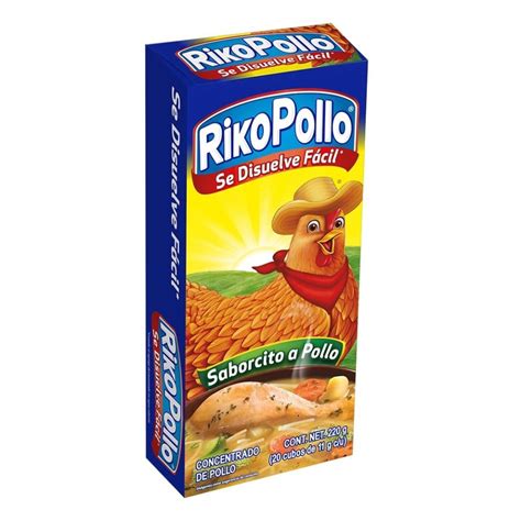 Caldo De Pollo Riko Pollo En Cubo 20 Piezas Walmart