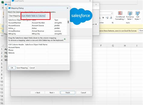 How To Get Salesforce To Auto Map Import Fields With Api Name