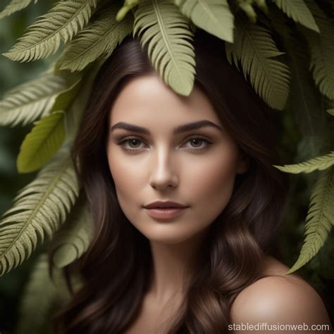 A Plant Feather Trunk Leaf Facial Mosaic Stable Diffusion Online