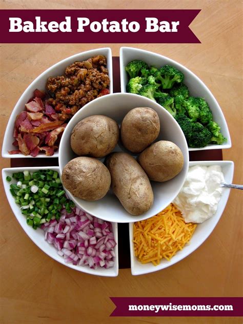 Baked Potato Bar Easy Party Favorite Moneywise Moms
