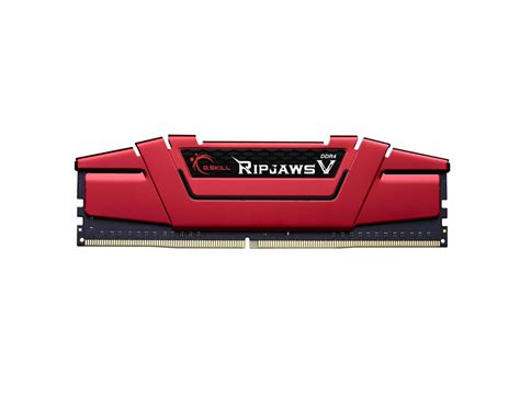 Memoria Ram G Skill Ddr4 8gb Frecuencia 2666 Mhz Ripjaws V8 Rojo