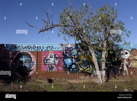 San Diego Ca Usa 22nd Jan 2018 Numerous Prototypes Of A New Border