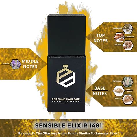 Sensible Elixir 1481 Sauvage Elixir® Dupe Sauvage Elixir® Clone