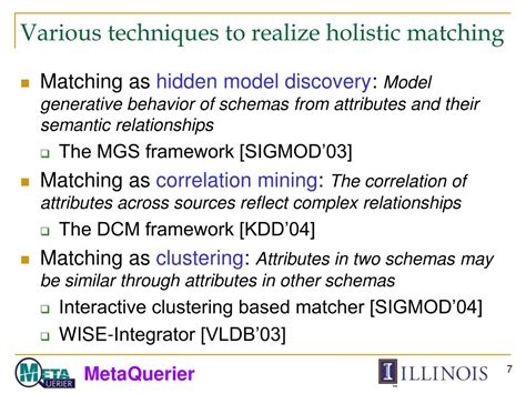 Ppt Making Holistic Schema Matching Robust An Ensemble Approach