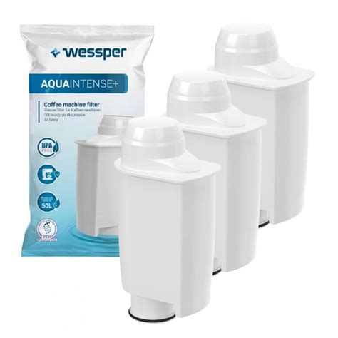 Wessper Filtre à eau pièces de rechange pour cafetiere Saeco Lirika One Touch Cappuccino OTC