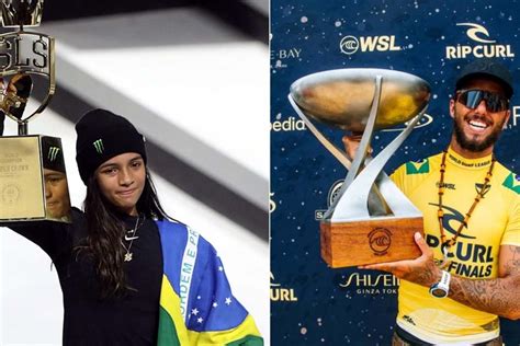 Rayssa Leal e Filipe Toledo são indicados ao Prêmio Laureus Esportes