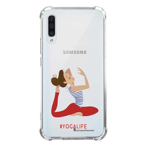 sur Coque pour Samsung Galaxy A anti choc souple avec angles renforcés transparente Yoga