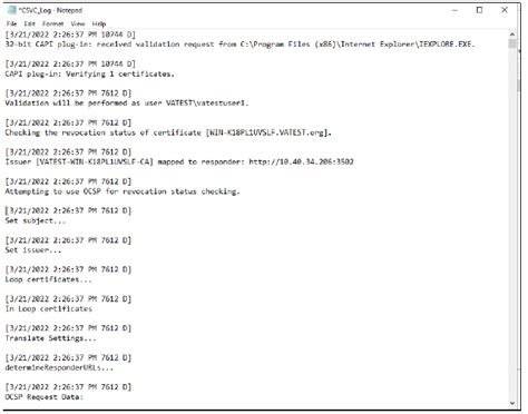 Viewing Log Files