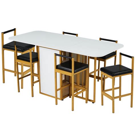 Redom Essgruppe Esstisch Mit 6 Esszimmerstuhl 7 Tlg Küchetisch