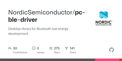 GitHub NordicSemiconductor Pc Ble Driver Desktop Library For