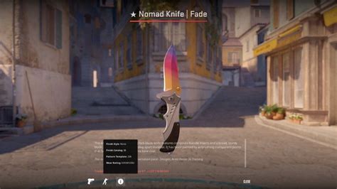 Csgo Cs2 Nomad Knife Fade Fn Buff Price Video Gaming Gaming
