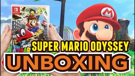Super Mario Odyssey Nintendo Switch Unboxing YouTube