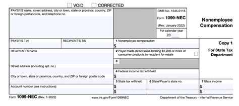2023 Form 1099 Nec Instructions Printable Forms Free Online