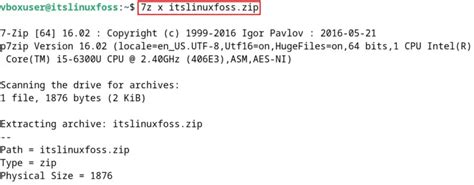 How To Unzip A File In Linux Unzip Syntax 7 Unzip Commands Its