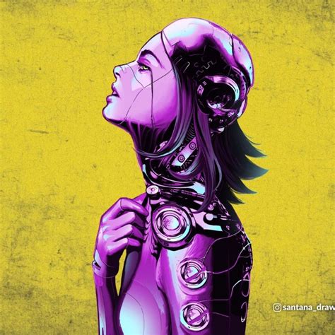 Cyberpunk Anime Style Illustration