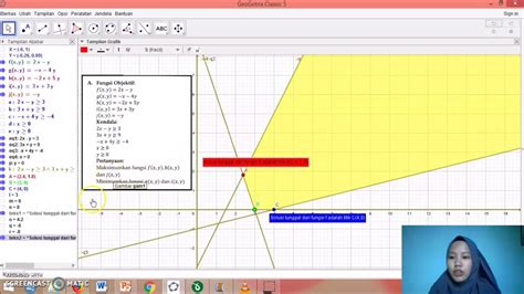Tutorial Menggunakan Aplikasi Geogebra Dalam Penyelesaian Soal Program Linear Youtube Tutorial Menggunakan Aplikasi Geogebra Dalam Penyelesaian Soal Program Linear Youtube