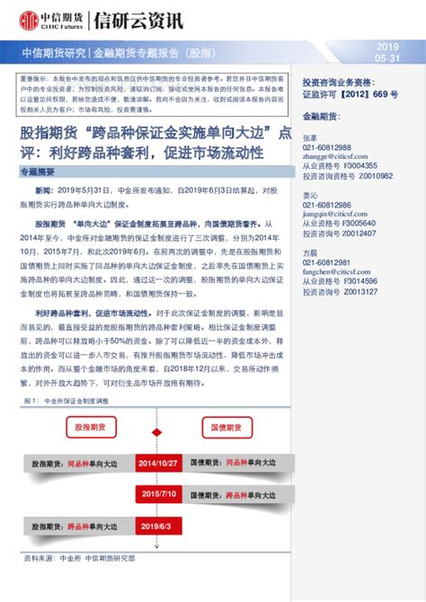 金融期货专题报告（股指）：股指期货“跨品种保证金实施单向大边”点评，利好跨品种套利，促进市场流动性
