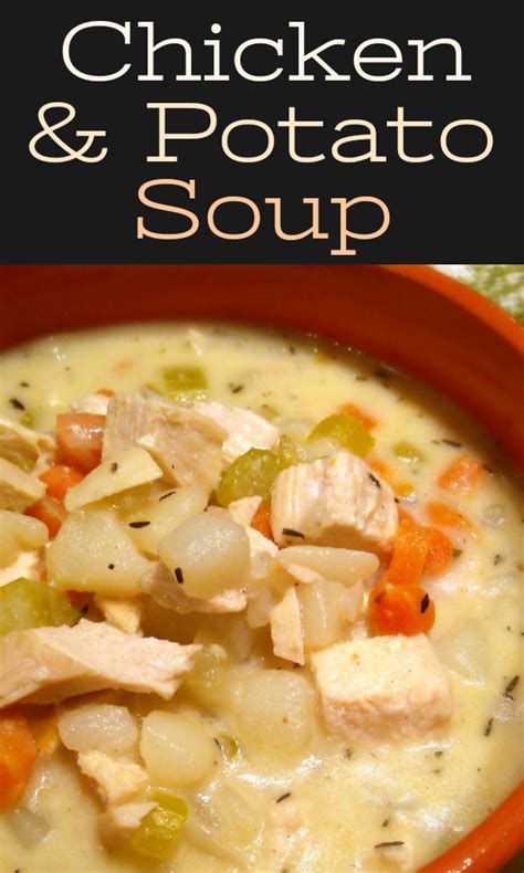 Creamy Chicken And Potato Soup Chicken Potato Soup Chicken Soup