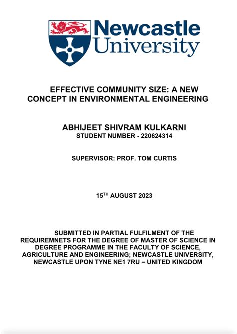 Abhijeet Kulkarni On Linkedin Mastersdegree Newcastleuniversity
