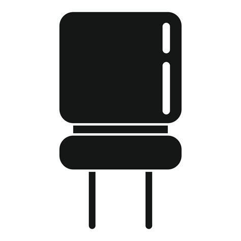Resistance Capacitor Icon Simple Vector Diode Chip 15108268 Vector Art At Vecteezy