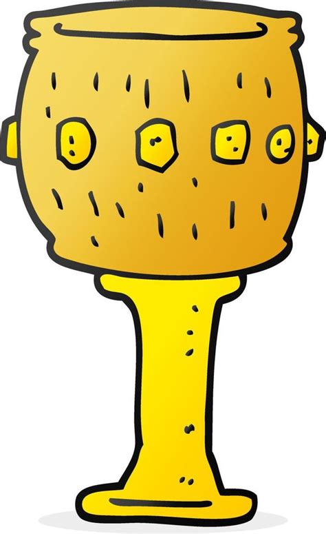 Doodle Character Cartoon Goblet 12891084 Vector Art At Vecteezy