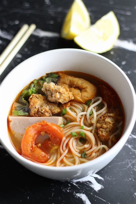 Bun Rieu Vietnamese Crab Tomato Noodle Soup Jenn S Kitchen Diary