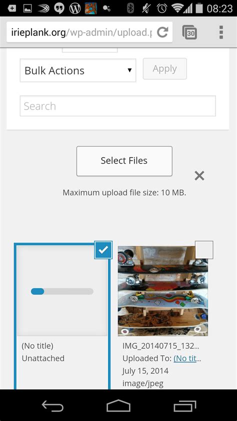 A Stroll Through The Media Library Grid View On A Nexus 5 40 Beta2