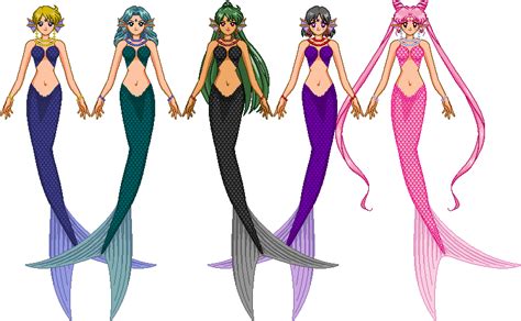 Mermaid Scouts Outers By Magnolia On Deviantart Sailor Moon Stars Sailor Moon Art