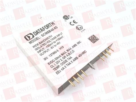 SCM5B40-03 by DATAFORTH - Buy or Repair at Radwell - Radwell.com