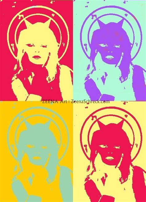 Zeena Schreck Warhol Style Zeena Schreck Zeena Lavey Art