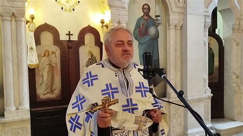 Јереј Милорад Средојевић Литургијска беседа у Недељу 16 по Духовима Youtube