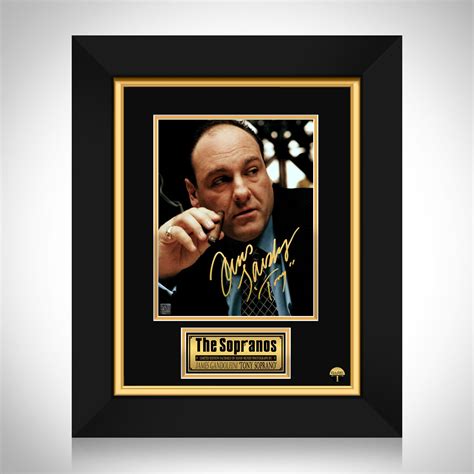 The Sopranos Tony Soprano Smoking Cigar Photo Limited Signature Edition