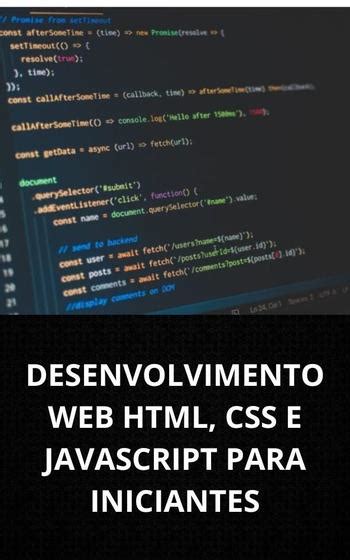 Livro Desenvolvimento Web Html Css E Javascript Para Iniciantes