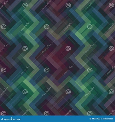 Geometric Zigzag Seamless Pattern Stock Vector Illustration Of