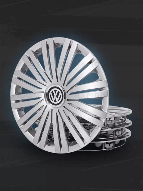 SJS Wheel Covers Колпаки R15 Volkswagen, гибкие, прочные, комплект 4 штуки